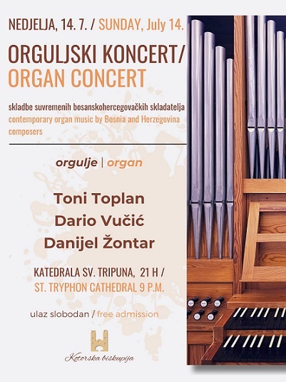 KONCERT ZA ORGULJE DANAS U KATEDRALI SVETOG TRIPUNA - Radio Kotor