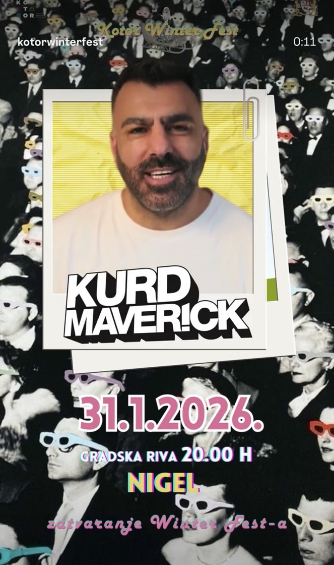 ZATVARANJE WINTER FESTA - U SUBOTU KURD MAVERICK I DJ NIGEL - Radio Kotor